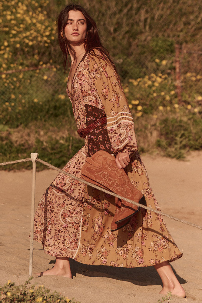 SPELL incredible MELODY MIDI DRESS WOODSTOCK KC